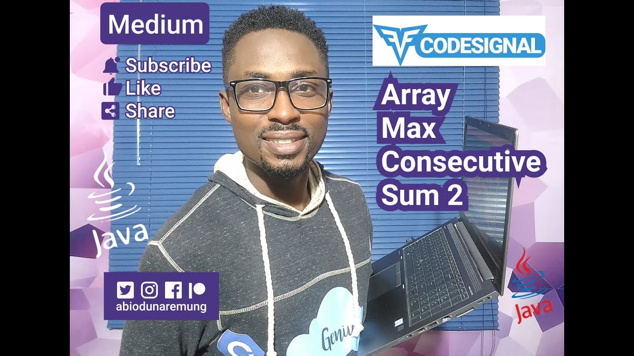 CodeSignal Challenge - ArrayMaxConsecutiveSum2 (Dynamic Programming)