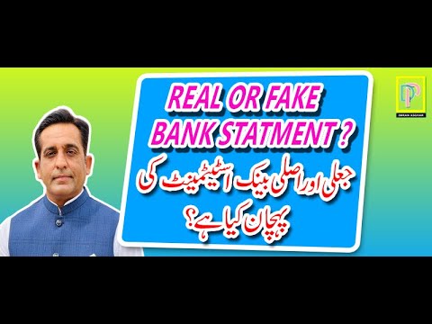 How to recognize real or fake Bank Statement #bankstatement
