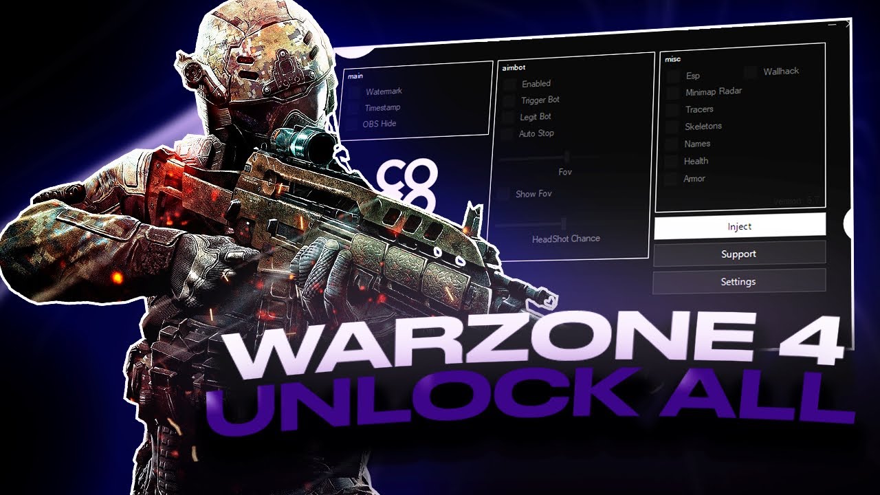 Free Warzone 4 Unlocker | Free Version & Unlock All Tool [2026] Tutorial