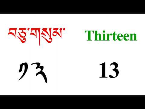 Tibetan Number System