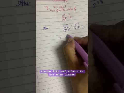 Exponents and power problem #maths #schoolexam #study #education #claas8 #class7maths