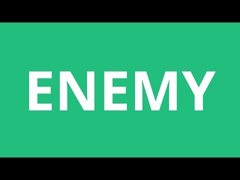 How To Pronounce Enemy - Pronunciation Academy