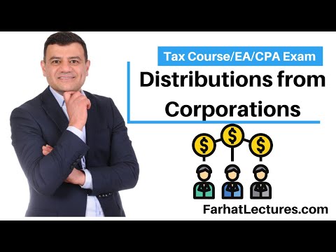 Distributions from Corporation: Earnings and Profits (CEP) & Accumulated earnings and Profits (AEP)