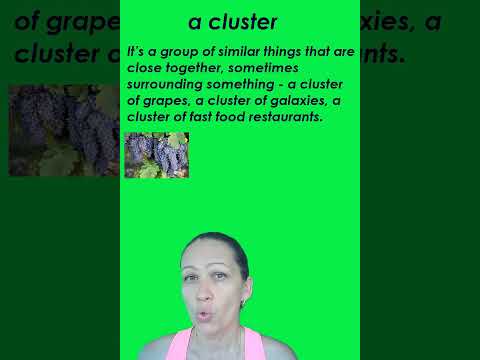 LEARN COLLECTIVE NOUNS FOR OBJECTS IN ENGLISH A CLUSTER