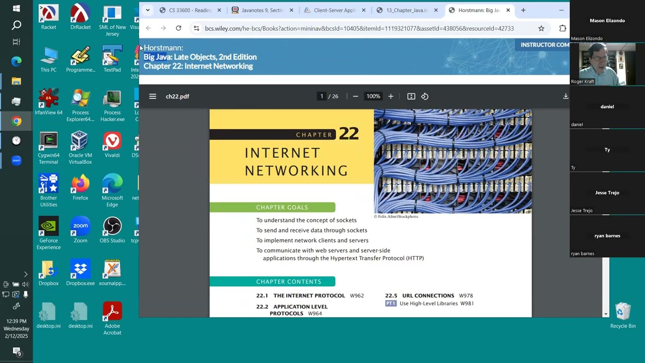 2025 02 12 CS 33600 Network Programming