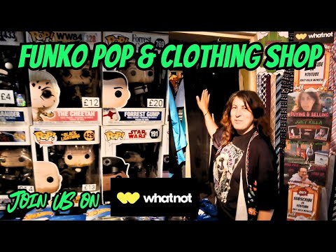 Check out our funko & clothes shop on whatnot