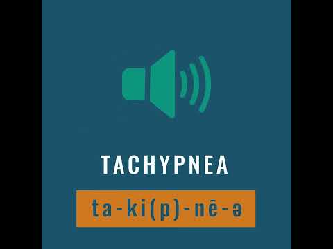 How To Pronounce Tachypnea