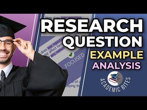 Write Your Perfect Research Question THIS Way: Example