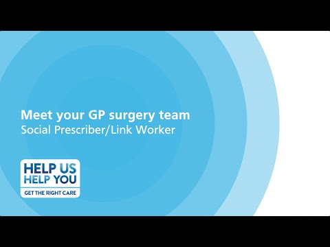 #GetTheRightCare: Social Prescriber / Link Worker