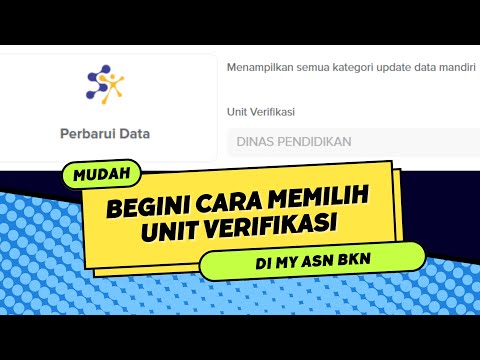 THIS IS HOW EASY TO CHOOSE A VERIFICATION UNIT IN MY ASN BKN // HOW TO UPDATE A VERIFICATION UNIT...