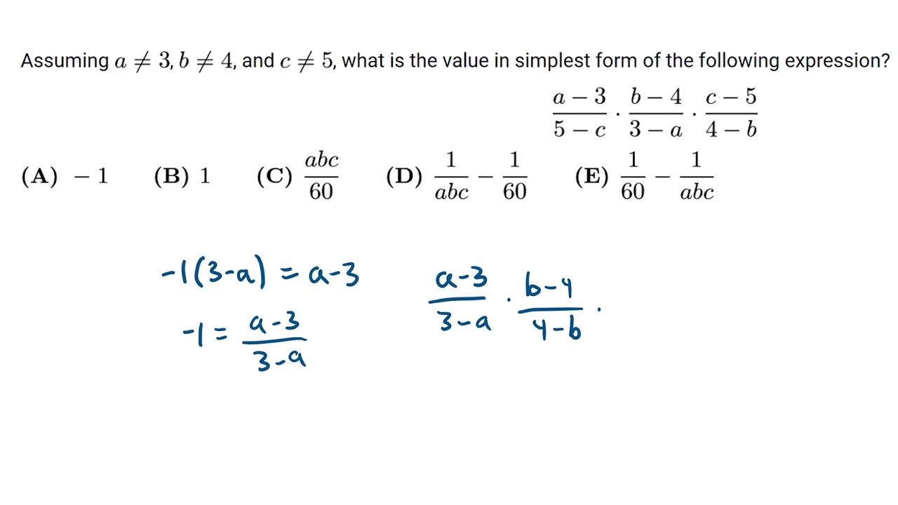 2020 AMC 10A: Problem 3