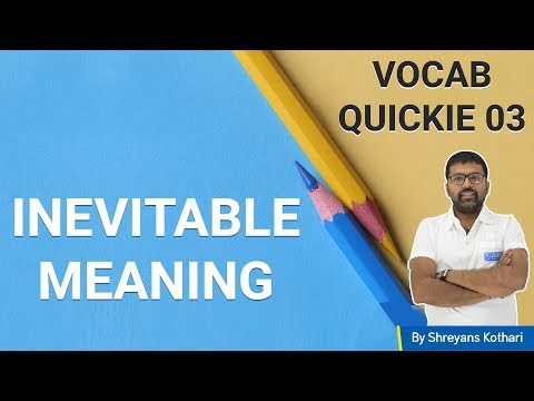 Inevitable Meaning in Hindi | Learn Vocabulary | Vocabulary Words English Learn