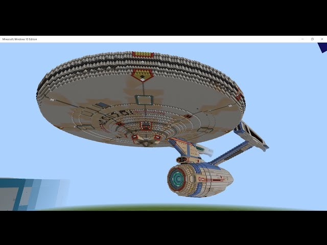 USS Enterprise Refit with download(Windows 10 Edition) Minecraft Map