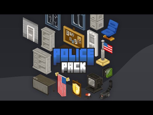Police Furniture Pack Minecraft Texture Pack