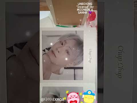 Unboxing"INCENSE" by MOONBIN & SANHA #astro#kpop #moonbin #sanha #incense #minialbum #short #aroha