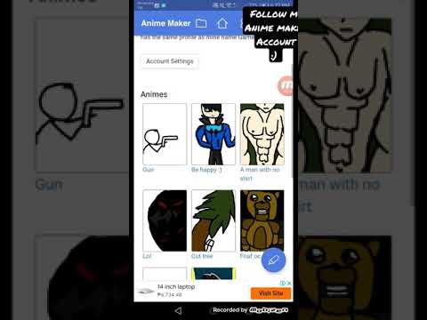 follow me in Anime maker