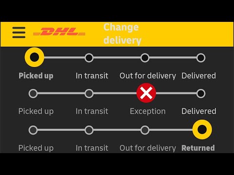 📦 DHL exception returned to shipper FIX