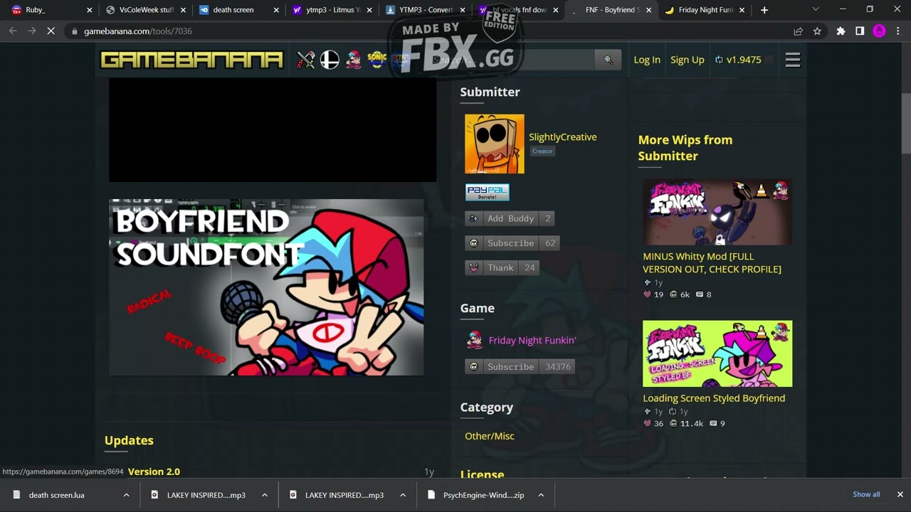 how to add custom death screen + making songs with fl studio + charting (PE 5.2H)