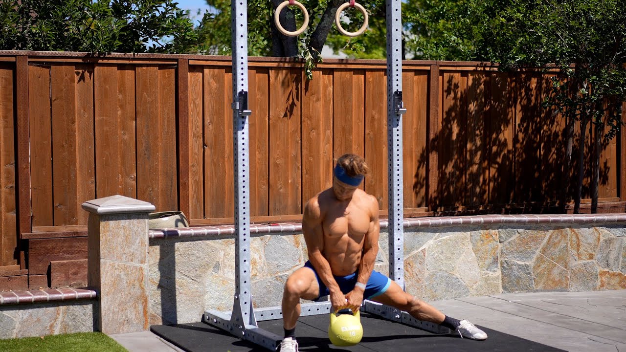 Low Hold KB Cossack Squat