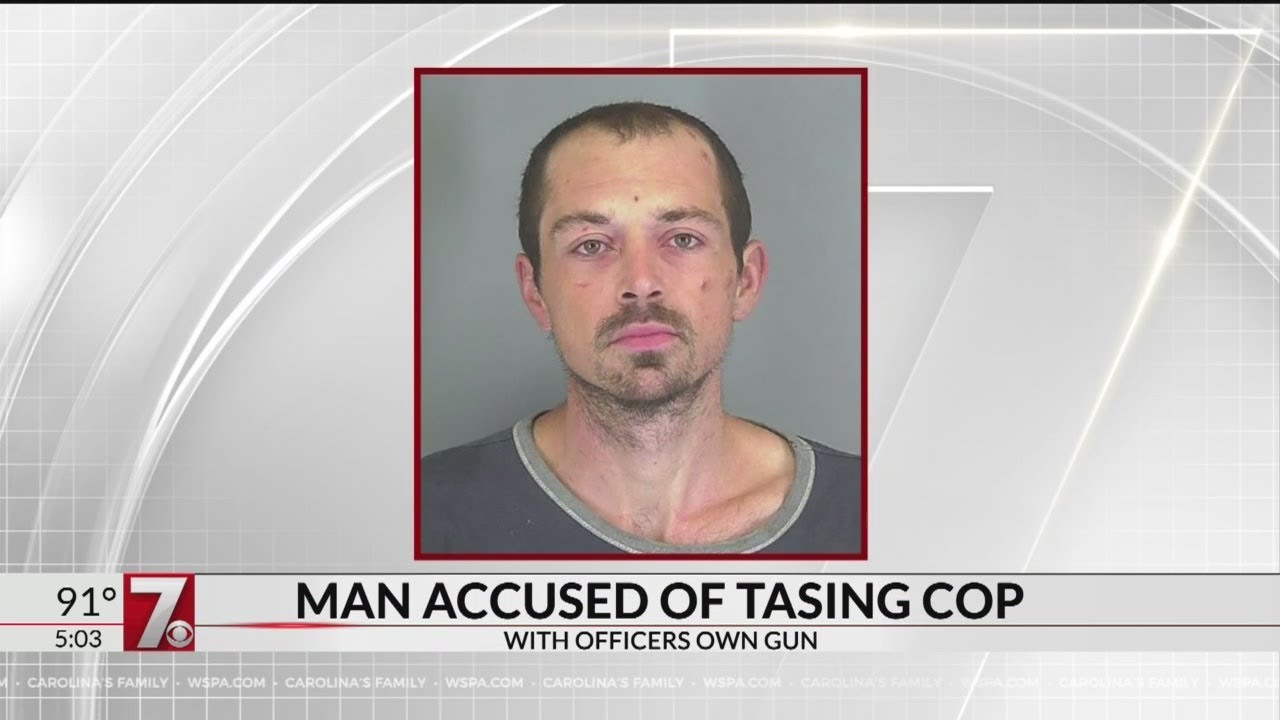Knife-wielding man takes taser from officer, uses it during assault