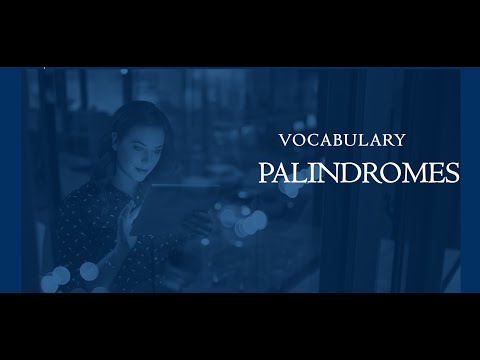 Palindromes And Derived Form Of Words