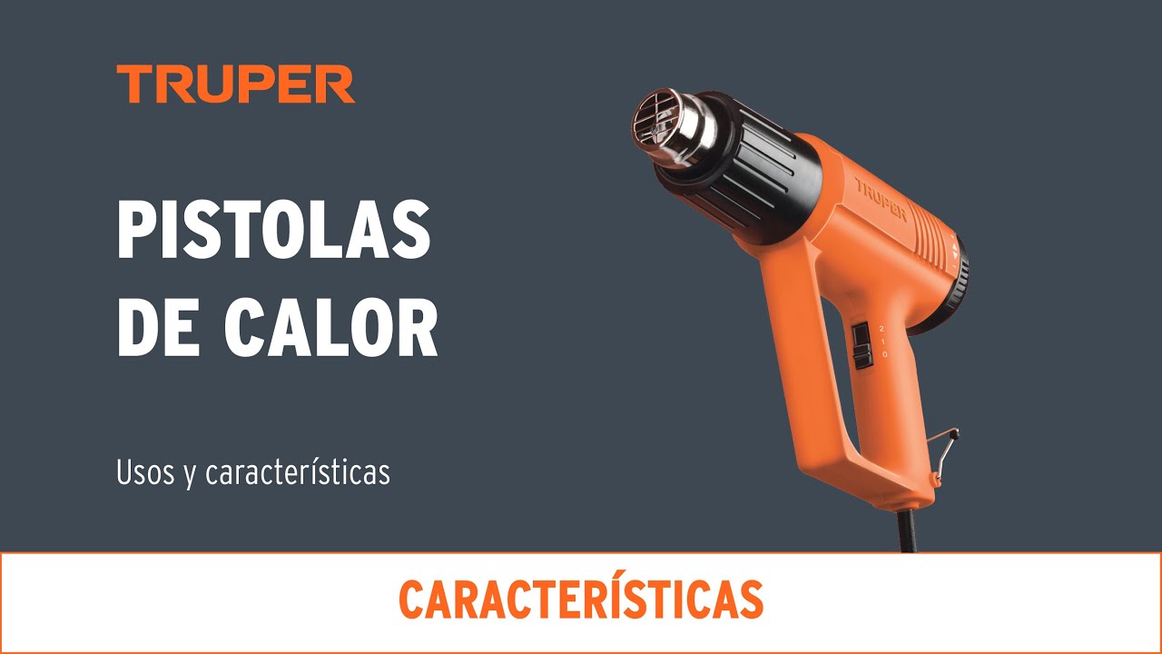 Pistola de calor 1500W, TRUPER PRO, Truper, 17279