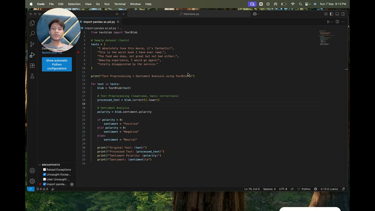 Automating Sentiment Analysis with Python and TextBlob