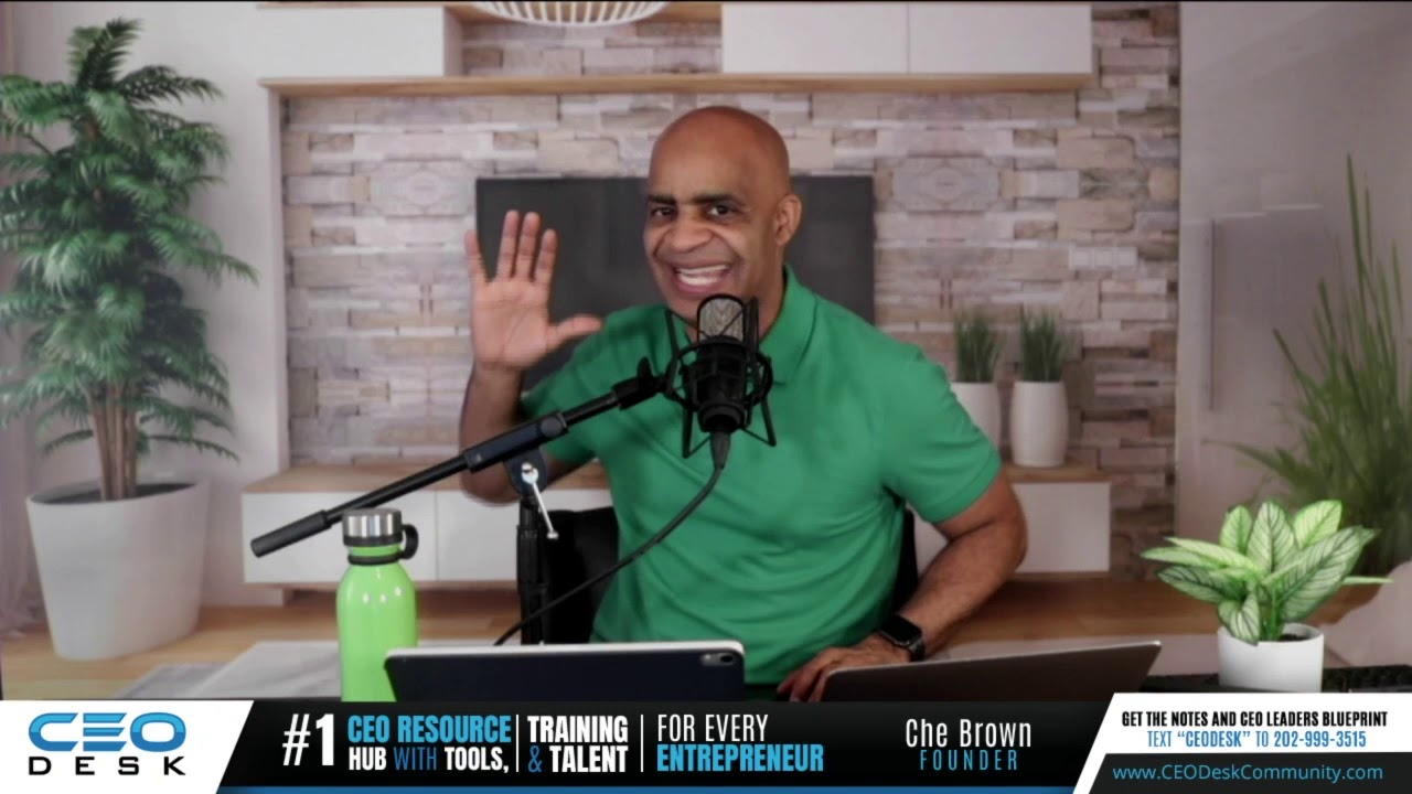 The Copywriting MasterClass Registration Page | Che Brown | CEO Desk