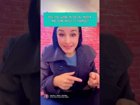 POV: You work in social media and your main love language is sending yourself reels