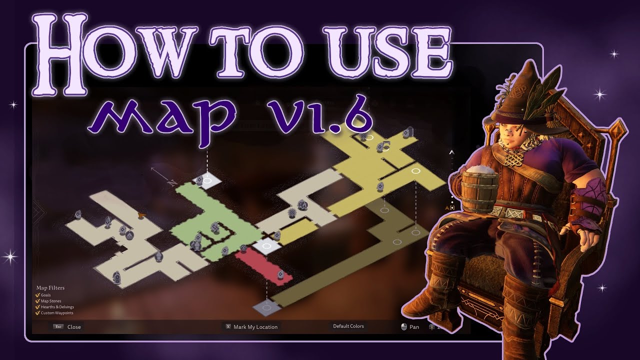 Return to Moria - How to Use the New Map