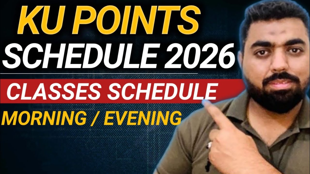 POINTS AND CLASS SCHEDULE 2026