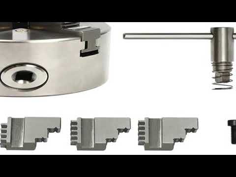 4-Jaw Chuck Self-centering Chuck 80mm Precision Adjustable,4 Inverted Clamping Jaws, Applicable Mach