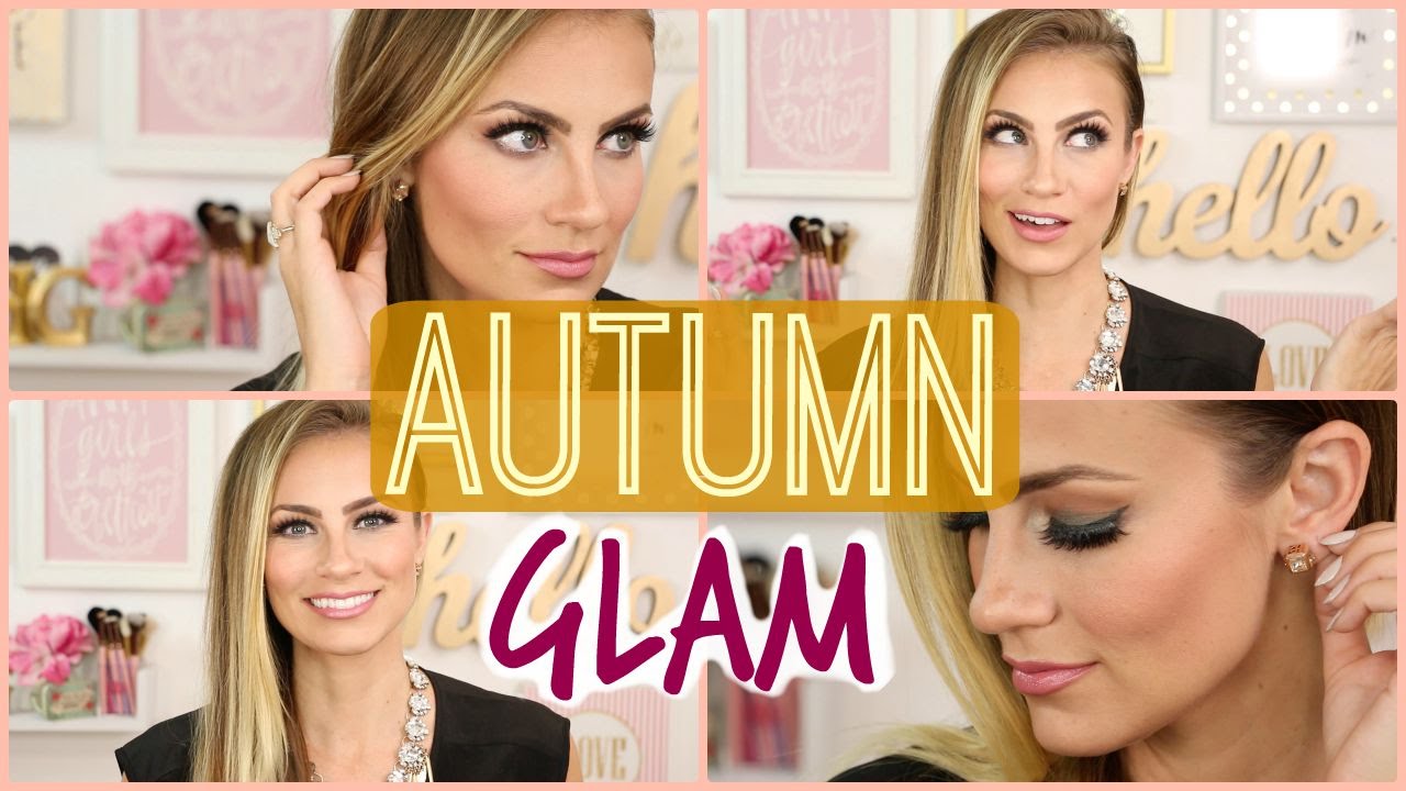 Autumn Glam Green Eye Makeup Tutorial | Angela Lanter
