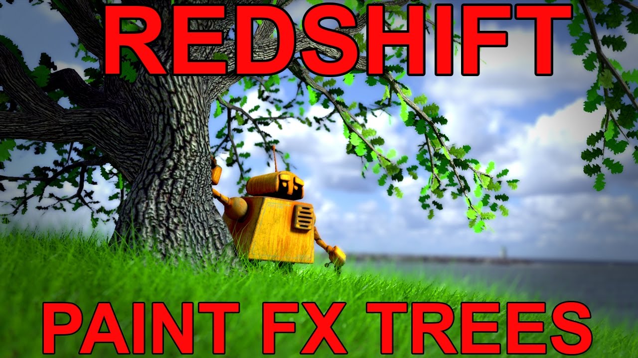 Redshift Paint FX Tree Tutorial