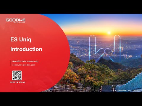 GoodWe ES Uniq Introduction