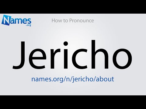 How to Pronounce Jericho