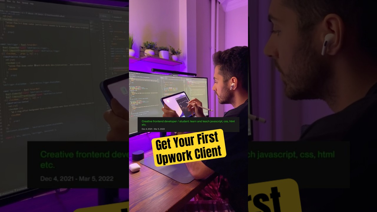 How I Got My First Client on Upwork as a Front-End Developer #frontend #developer #webdeveloper