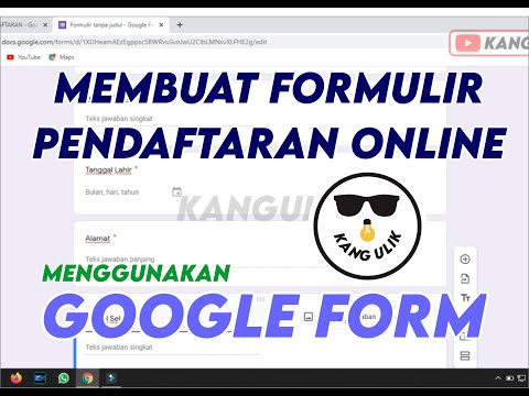 Cara membuat Google Form untuk Pendaftaran Sekolah