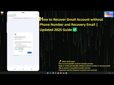 💡How to Recover Gmail Account without Phone Number and Recovery Email | Updated 2025 Guide