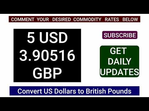Rate GBP to USD