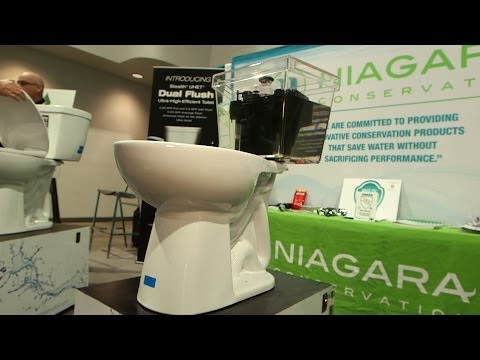Powerful Niagara toilet uses less water | Consumer Reports