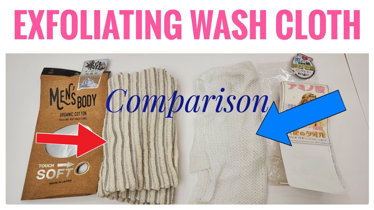 Exfoliating Washcloth Comparison