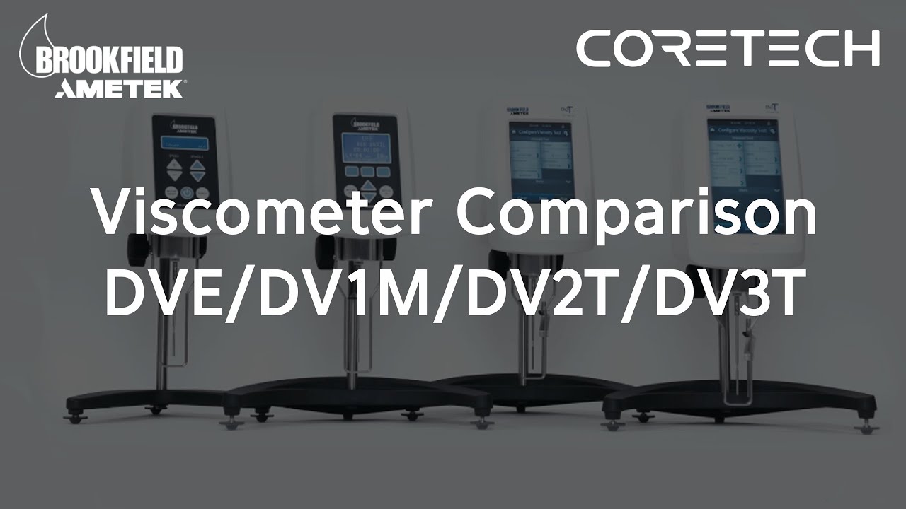 [AMETEK BROOKFIELD] Viscometer Comparison [ENG]
