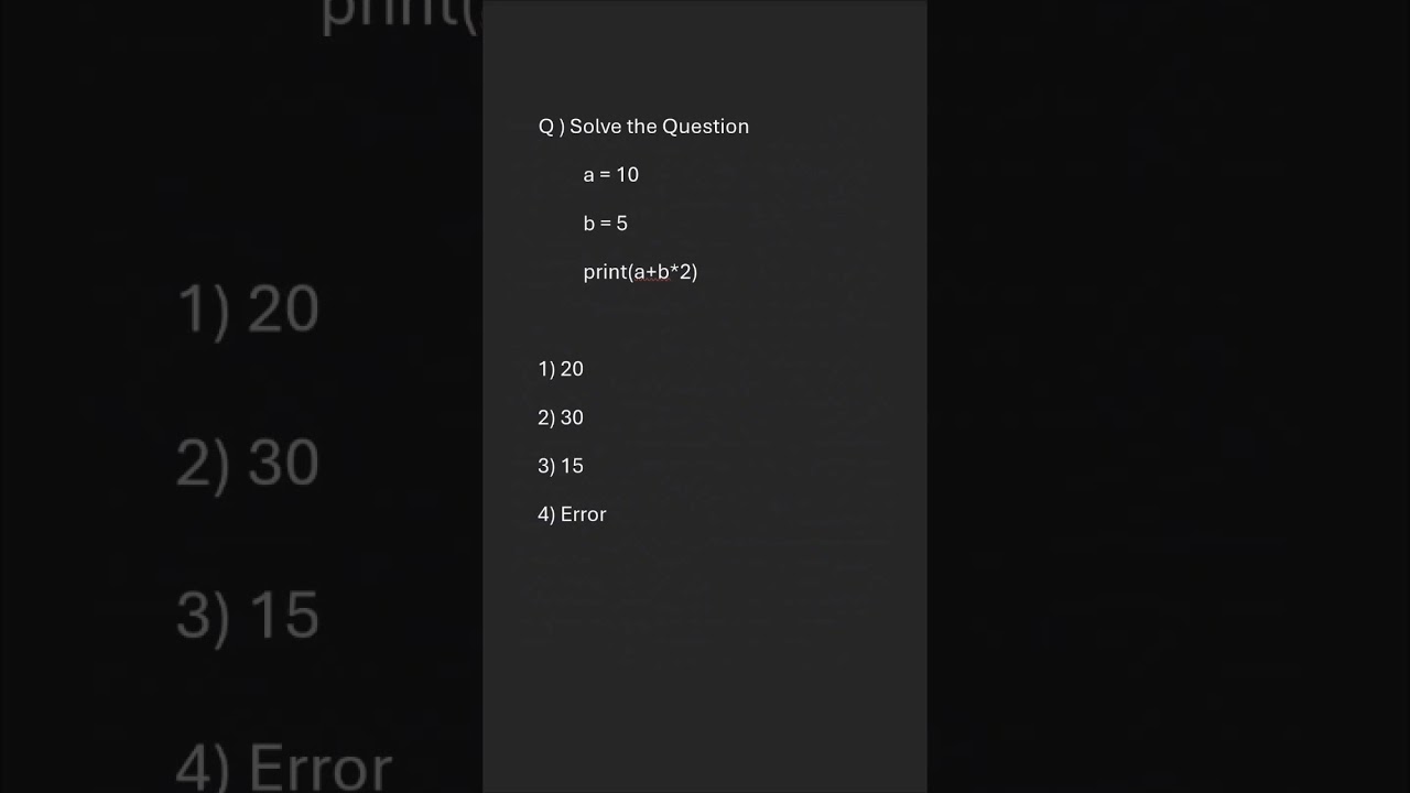 python mcq question Think You're a Python Pro? 🐍🔥 Prove It with These Questions! 💻🤔 #python #shorts