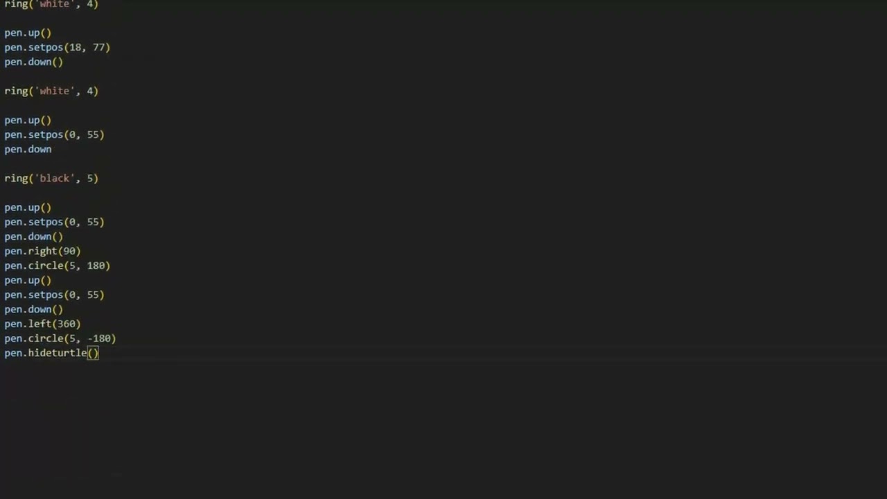 Draw Panda Using Turtle Graphics in Python || @Codelancing || #python #programming #turtle