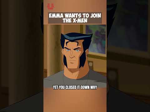 Emma Wants To Join The X-men 😯 #marvel #xmen #wolverine