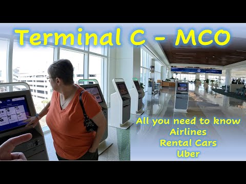 Terminal C - MCO- All you need to know- Airlines, Rental Cars, Uber - Orlando International Airport