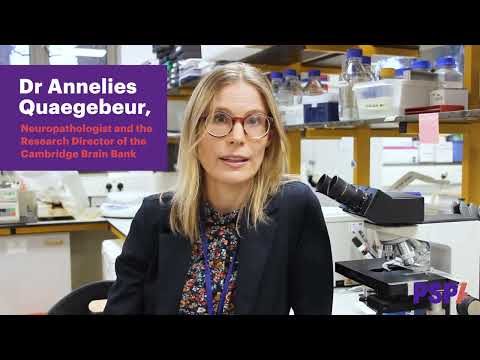 Dr Annelies Quaegebeur, Neuropathologist and the Research Director of the Cambridge Brain Bank