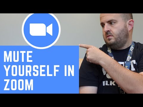 How to Mute yourself in Zoom