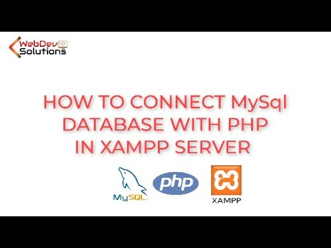 How to connect mysql database with PHP in XAMPP | PHP MySql